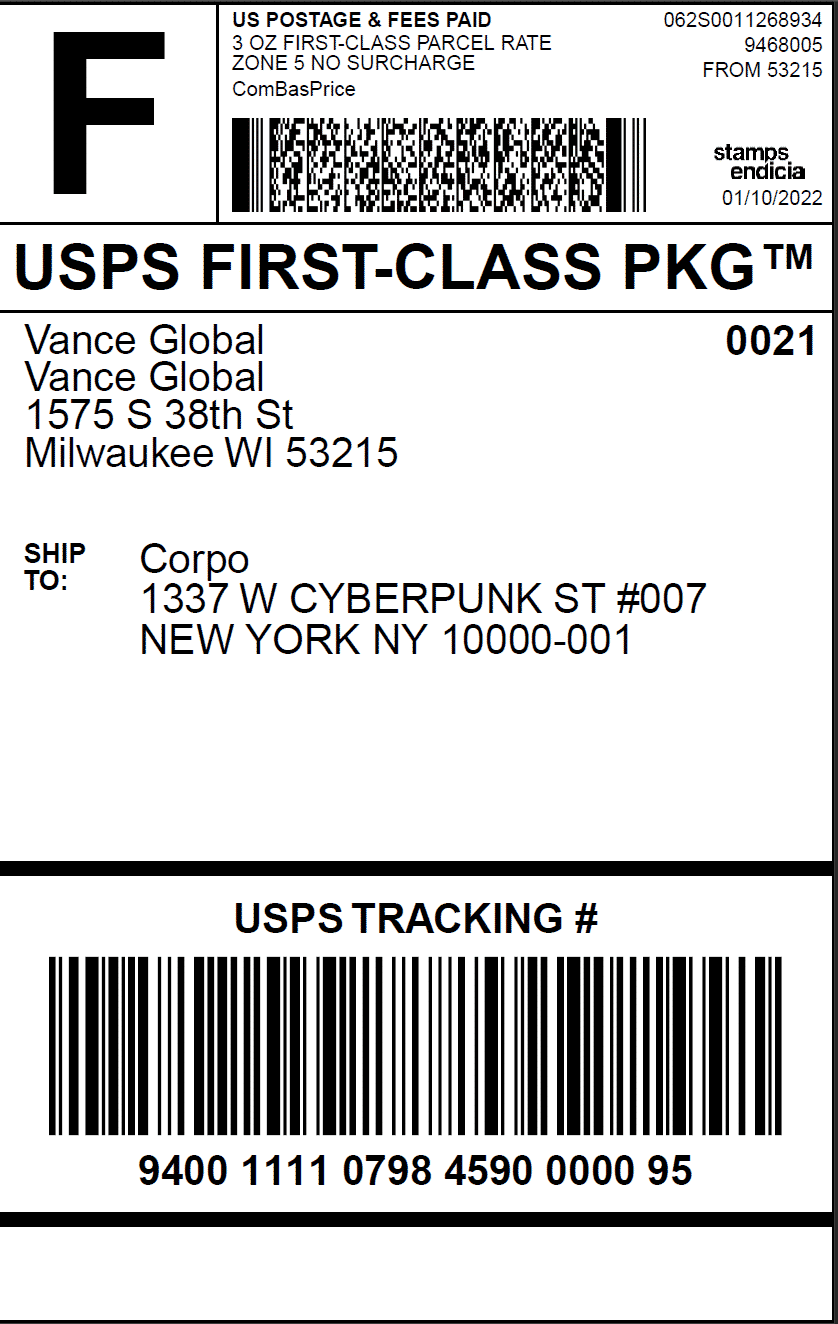 Discreet Shipping : Vance Global